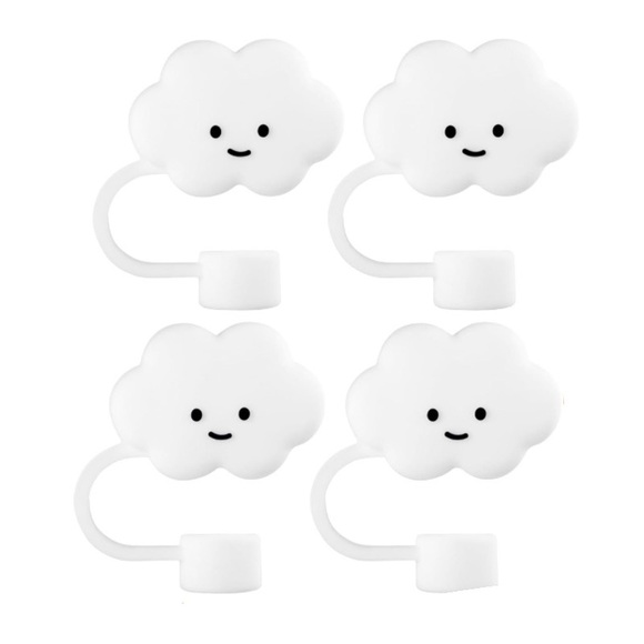 Kitchen | Cloud Straw Covers 4 Pack Silicone | Poshmark